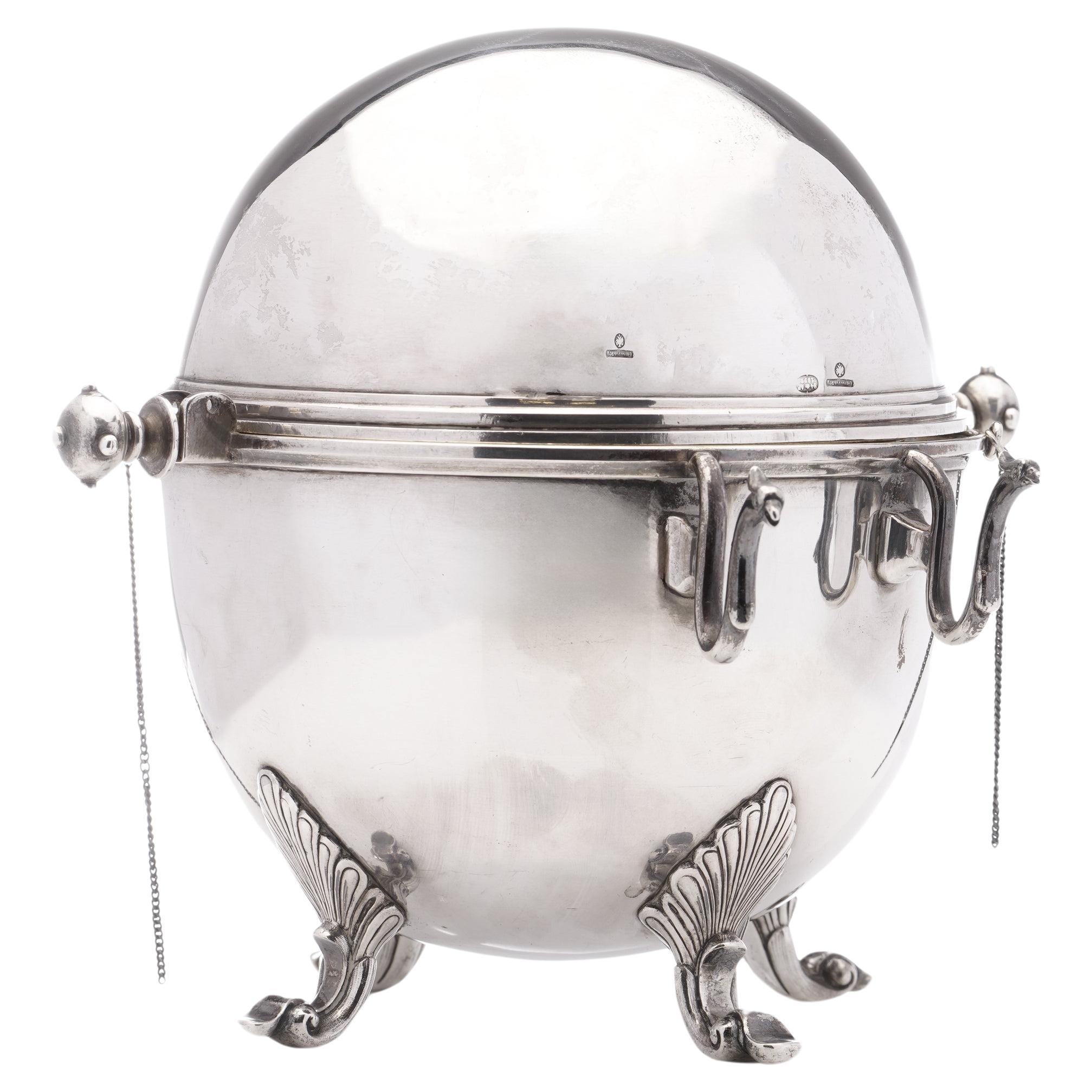 P. Ovchinnikov 84.Russian silver caviar bowl For Sale at 1stDibs