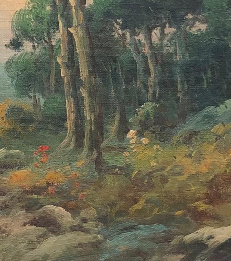 P. Roubin - Animated landscape For Sale at 1stDibs