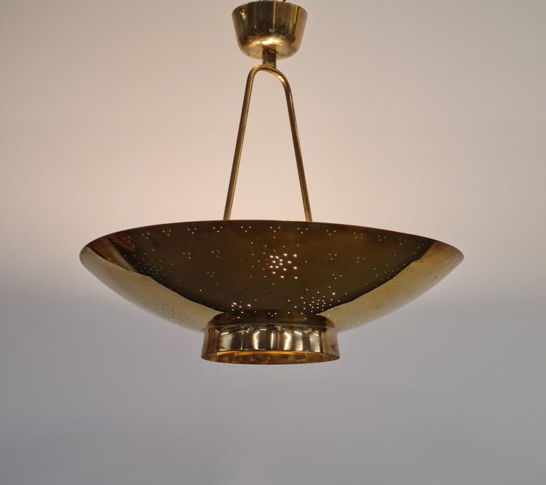 Paavo Tynell Ceiling Lamp Model no 9060 aka UN lamp, Taito, early 1950s ...