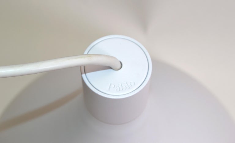 Pablo Designs Swell Pendant Light Fixture Off-White and Brass Finish ...