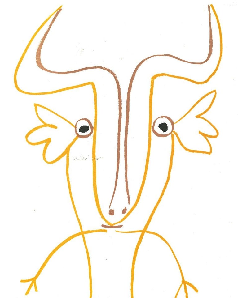 A même la pierre - Lithograph after Pablo Picasso - 1980s For Sale at ...