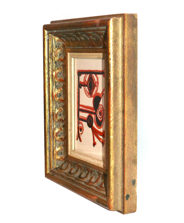 Pablo Picasso Color Prints in Vintage Gilt Frames at 1stDibs