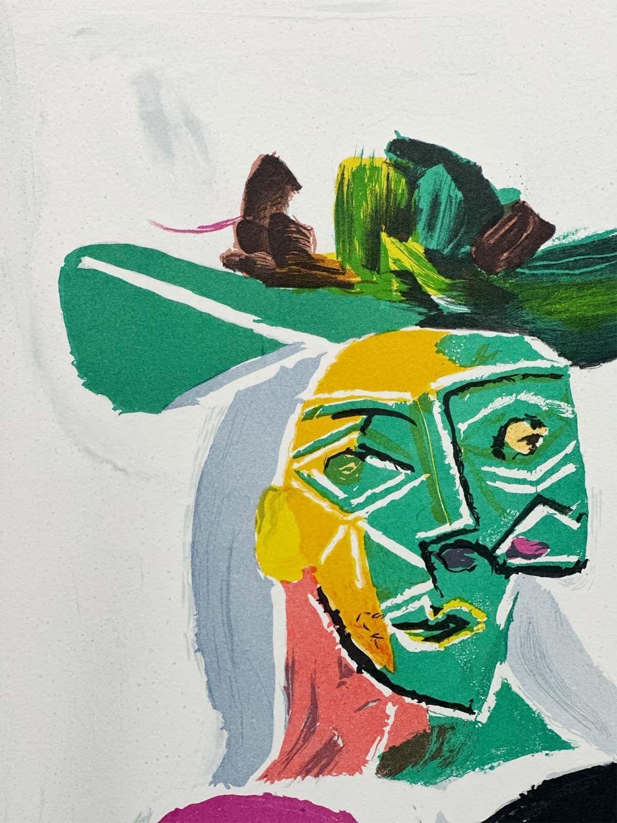 Pablo Picasso "Dora Maar" Litografía en colores en venta en 1stDibs