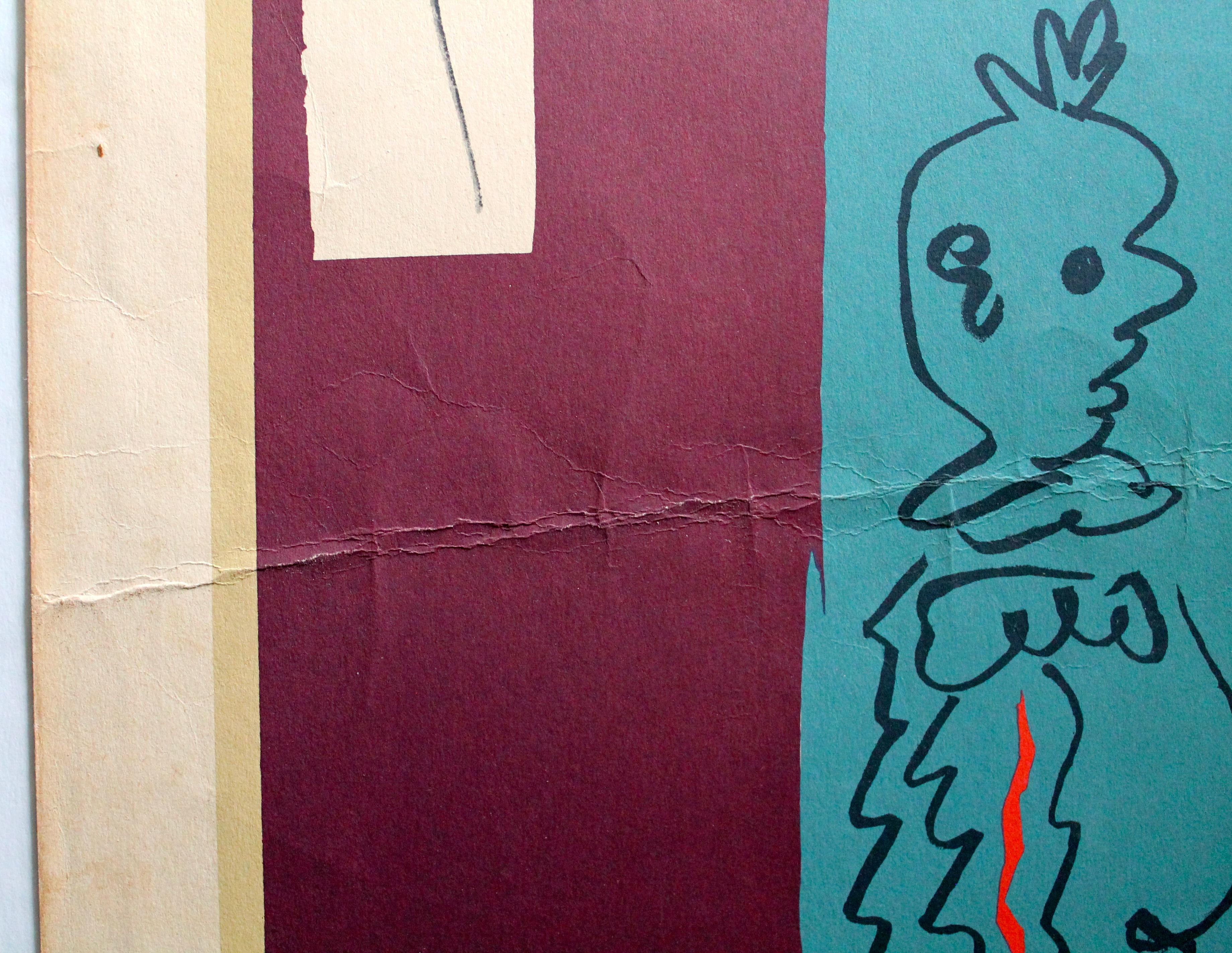 Pablo Picasso Poster "Two Clowns" 1962 New York City Gallery Shows at ...