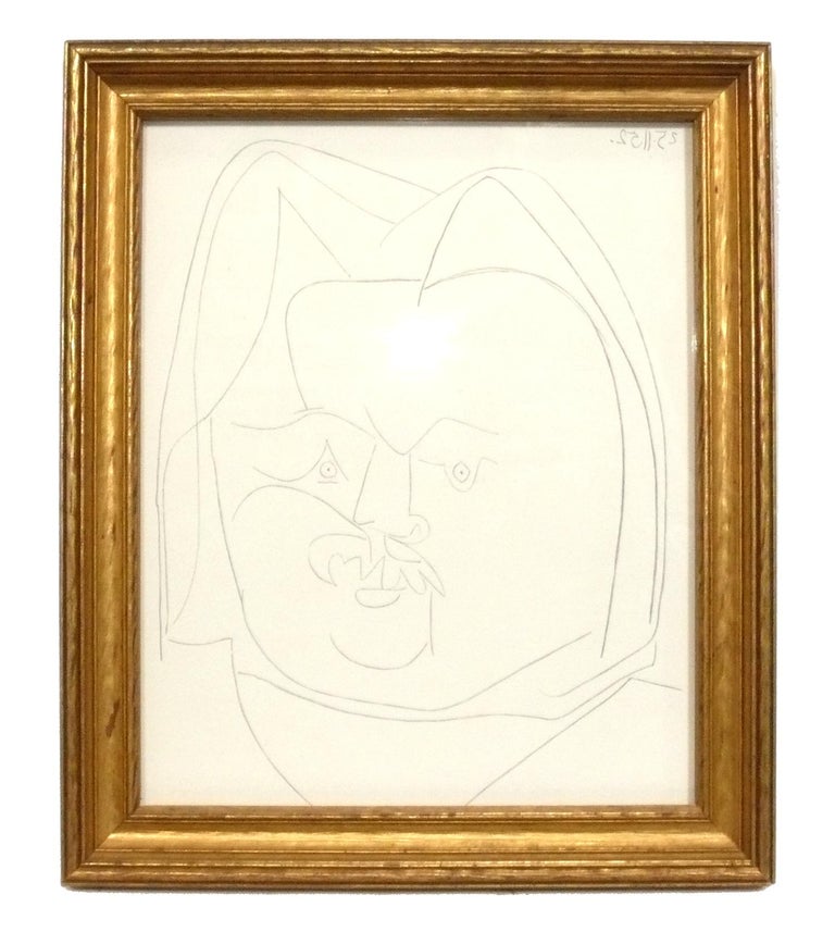 Pablo Picasso Prints in Vintage Gilt Frames For Sale at 1stDibs
