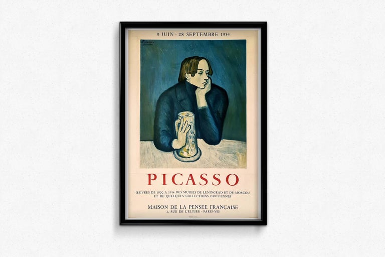Pablo Picasso - 1954 Original poster for the Maison de la pensée ...