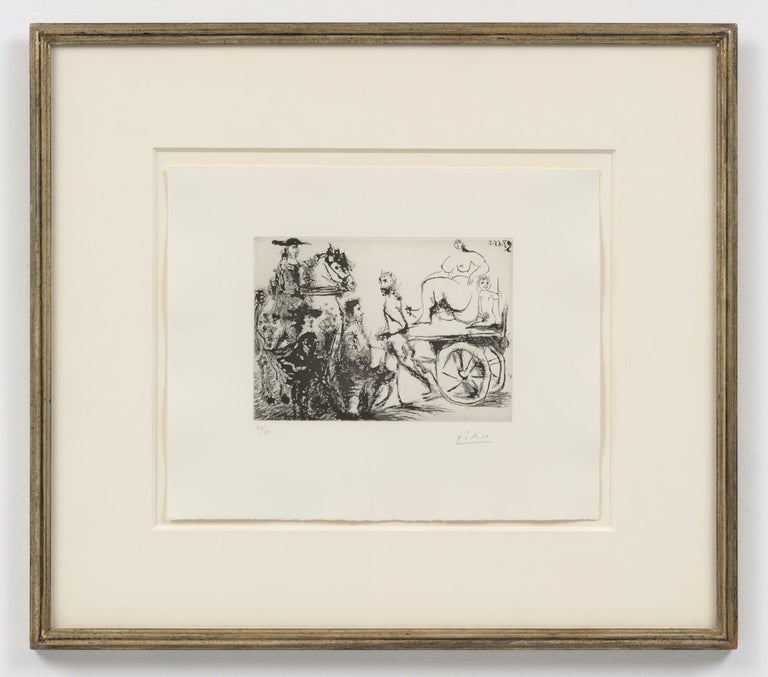 Pablo Picasso - 347 Series: No. 198, July 3, 1968 I For Sale at 1stDibs