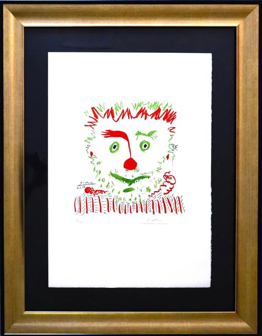 After Pablo Picasso, 'Le Clown', Signed Limited Edition Lithograph ...