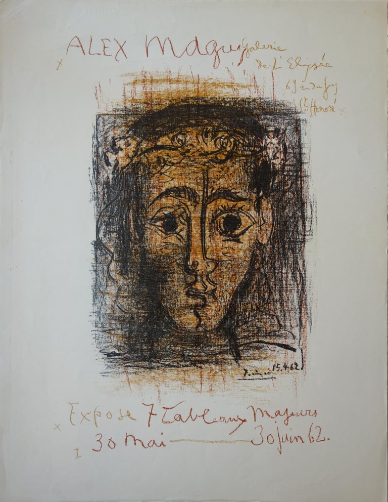 Pablo Picasso - Alex Maguy - Original lithograph - Bloch #1298 at 1stDibs