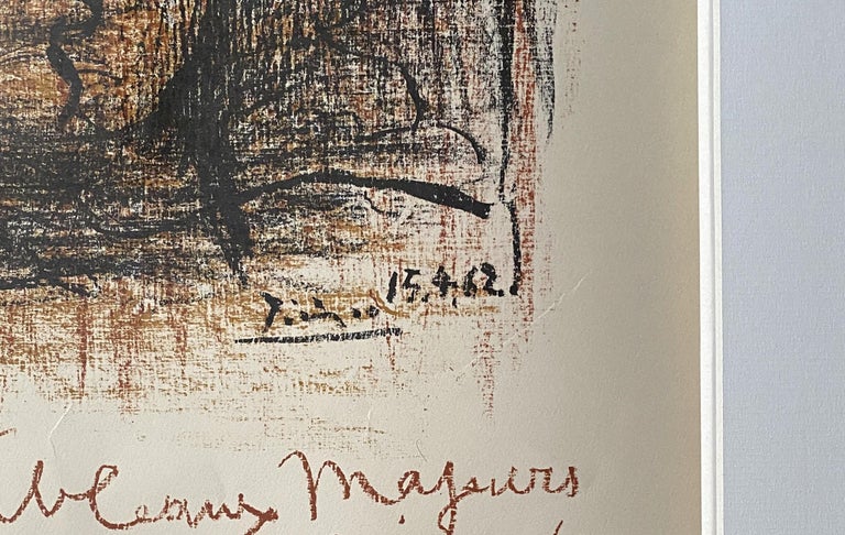 Pablo Picasso - Alex Maguy - Original lithograph Signed in the Plate ...