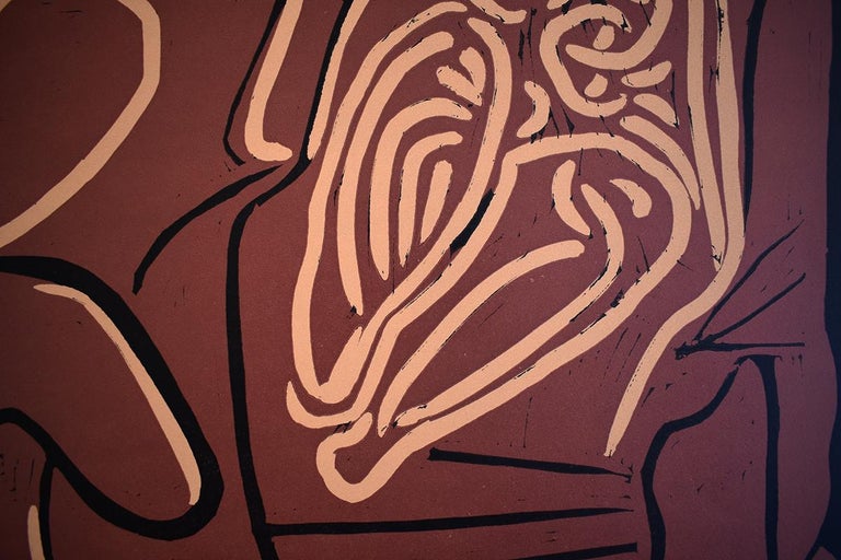 Pablo Picasso - Aubade, with a Woman in an Armchair - Signed Linocut ...