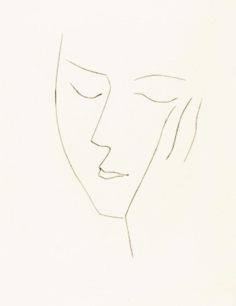 Pablo Picasso - Carmen Woman Resting Her Head on Her Left Hand (Plate ...