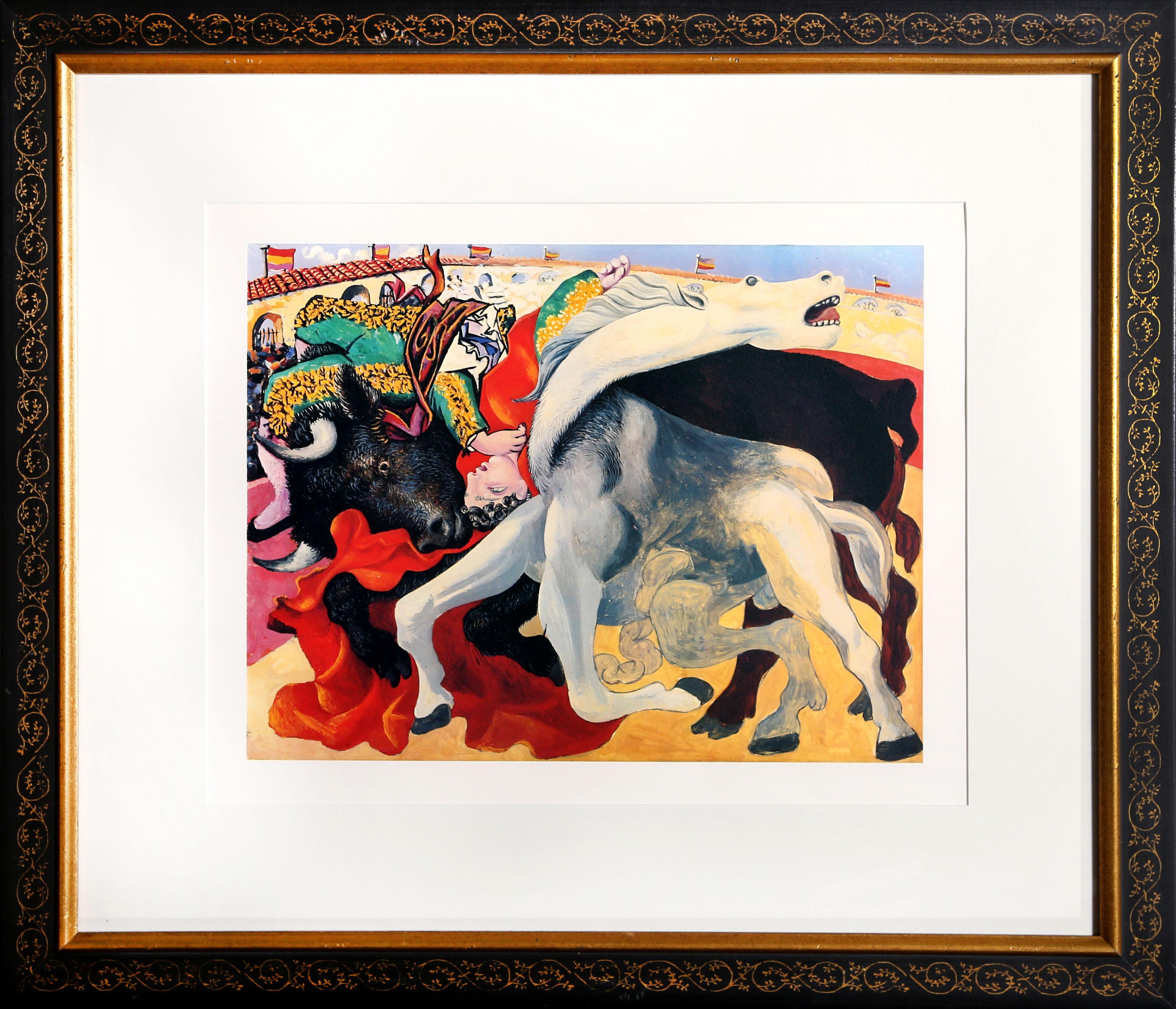 Corrida la Mort du Torero, Cubist Lithograph after Pablo Picasso For ...