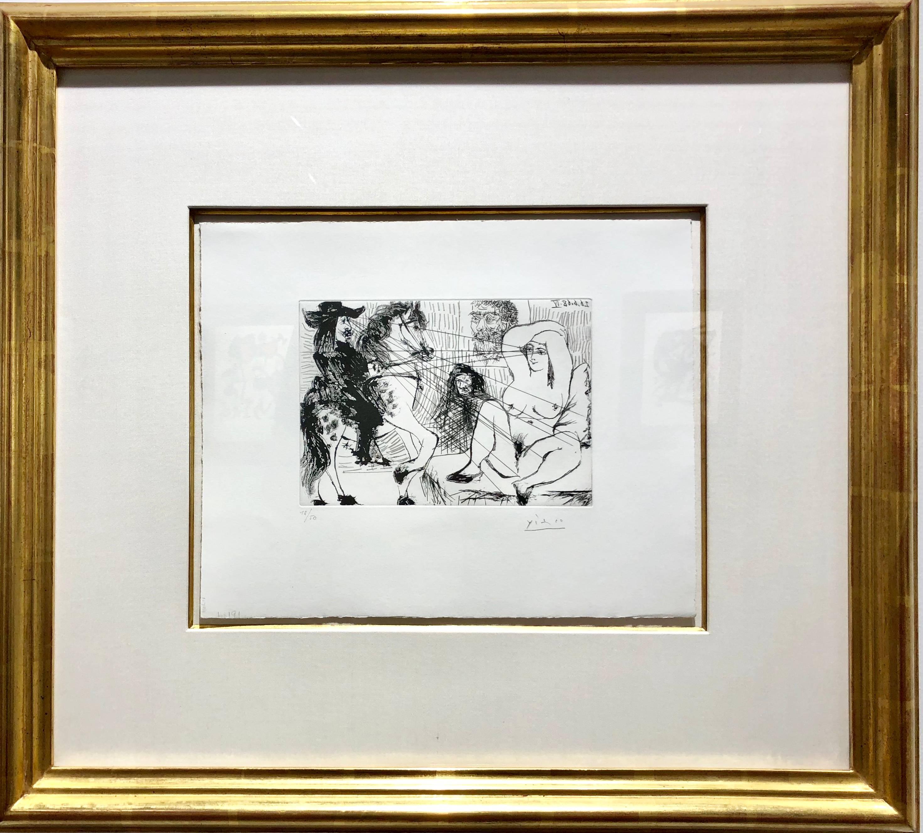 Pablo Picasso - Pablo Picasso, Exchange de Regards from 347 Series ...