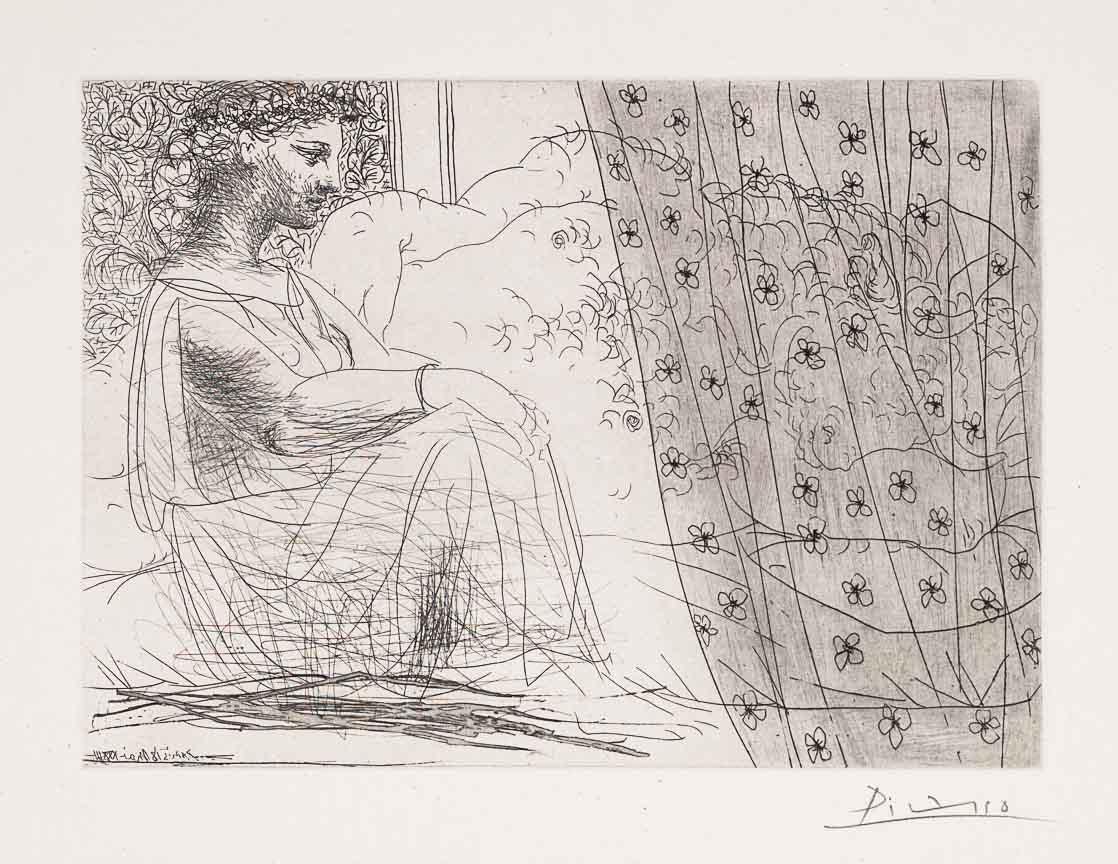 Pablo Picasso - The Embrace, 1963 (B.1116) For Sale at 1stDibs