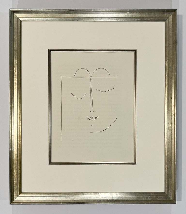 Pablo Picasso - Half-Square Head of a Woman with Closed Eyes and Full ...