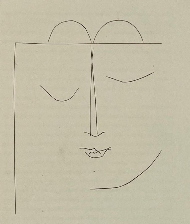Pablo Picasso - Half-Square Head of a Woman with Closed Eyes and Full ...