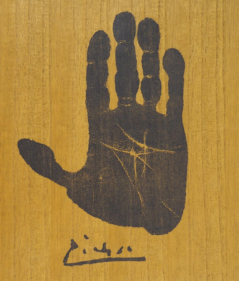 Pablo Picasso Hand Of The Artist Original Lithograph 1962 At 1stdibs