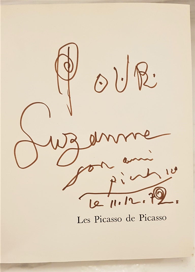 Pablo Picasso - Inscribed and signed Pablo Picasso book from 1972, "Les ...