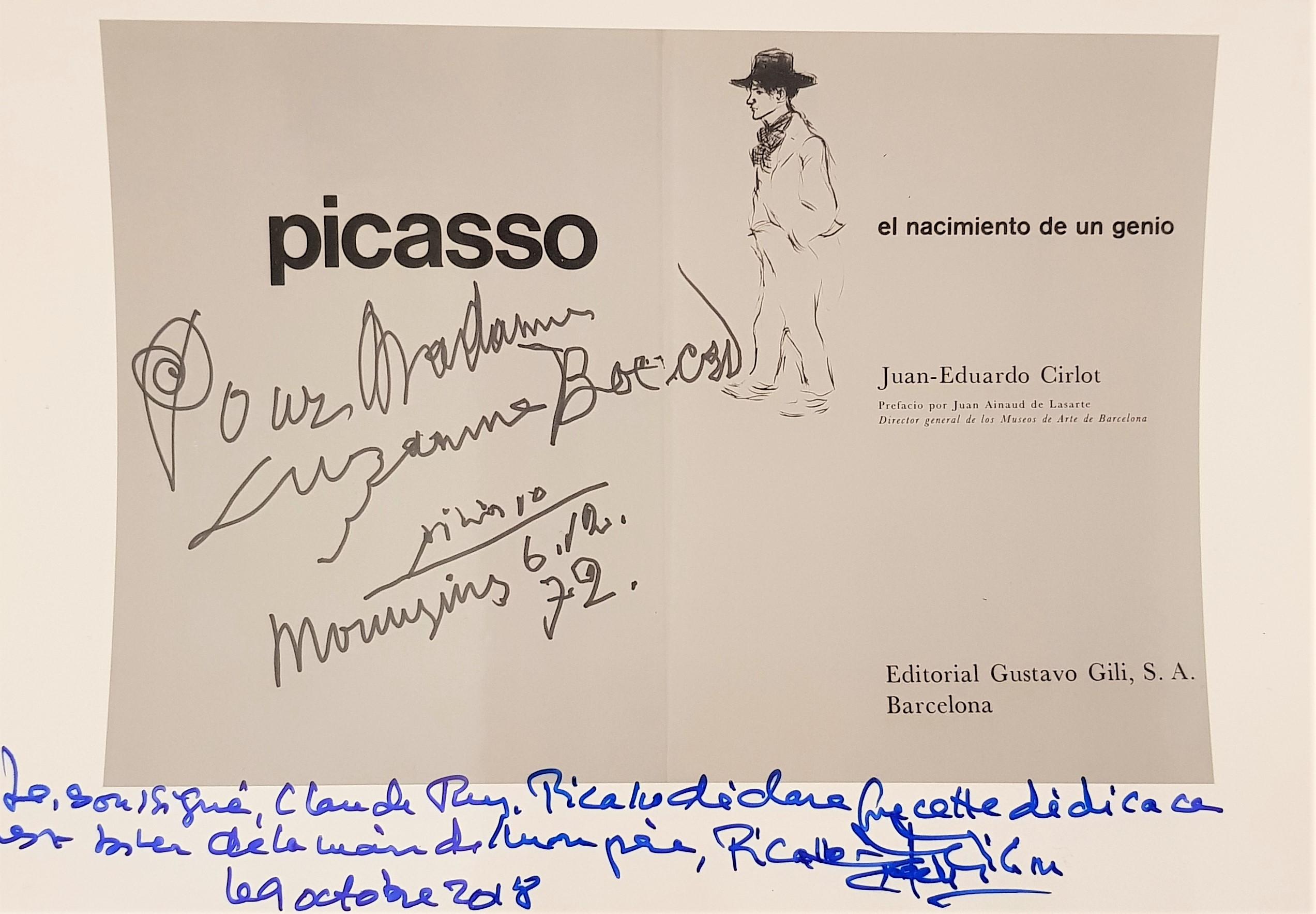 Pablo Picasso - Inscribed and Signed Picasso Book "Picasso, el ...