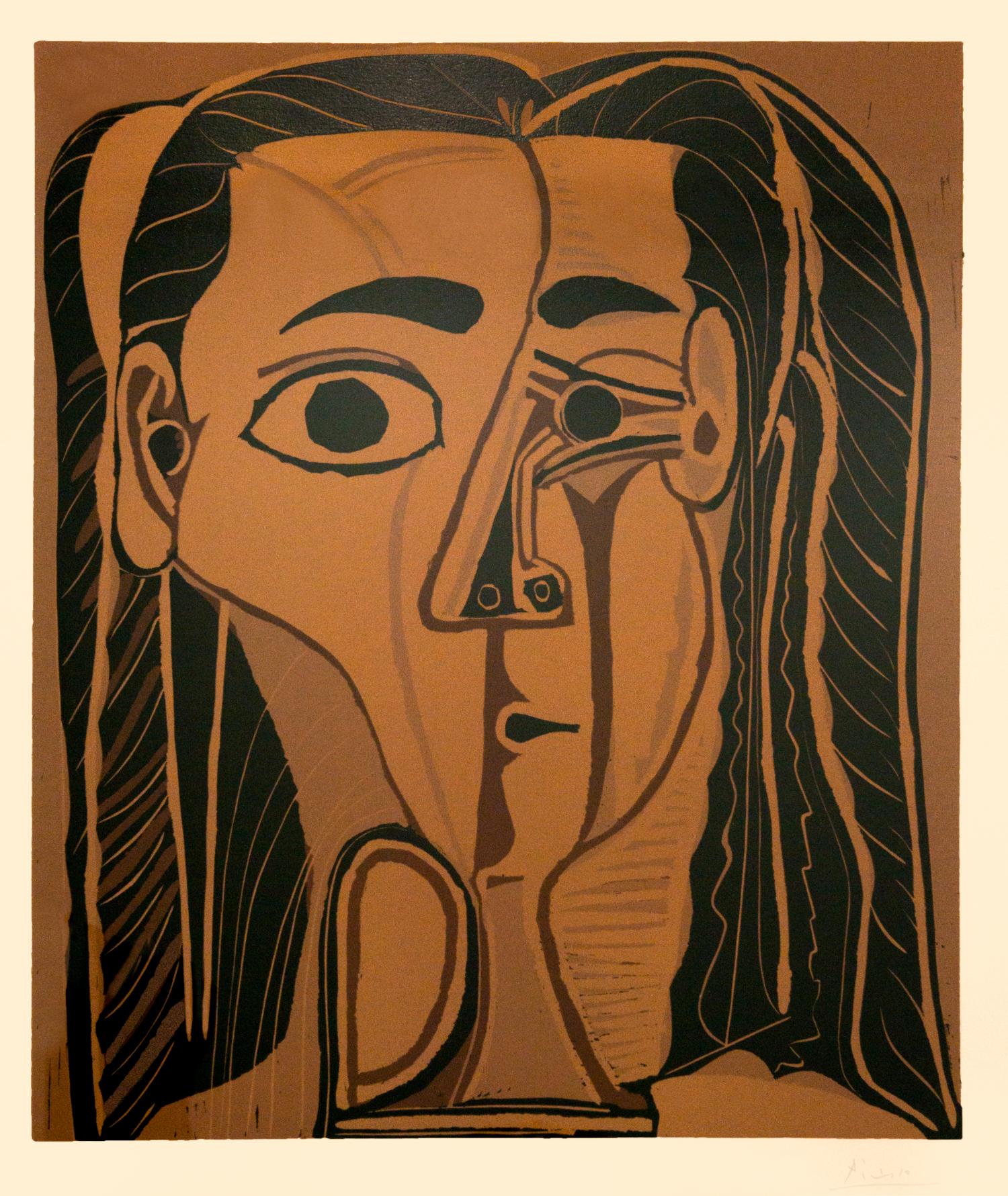 Pablo Picasso - Jacqueline au Bandeau de Face For Sale at 1stDibs