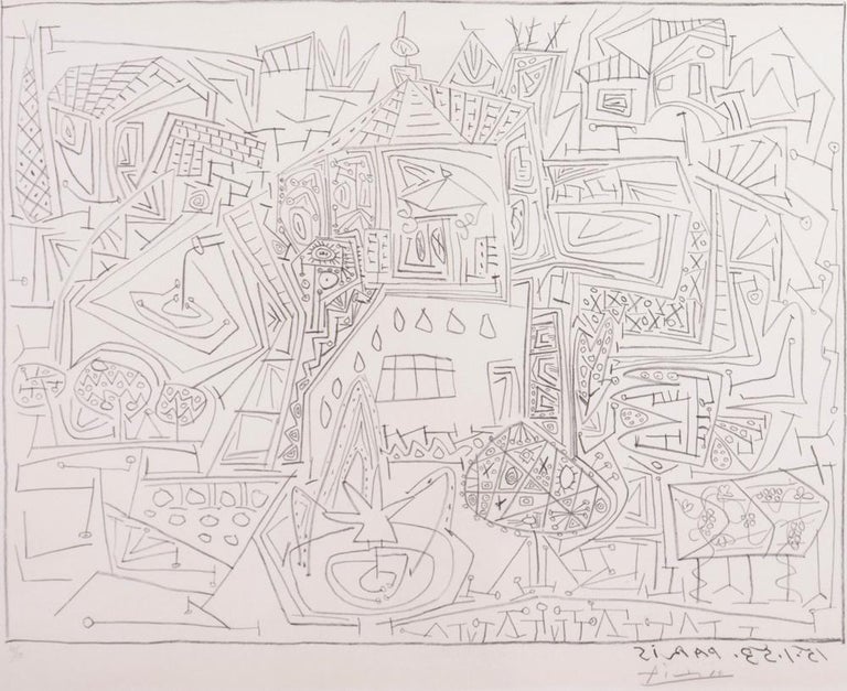 Pablo Picasso - Jardins à Vallauris For Sale at 1stDibs