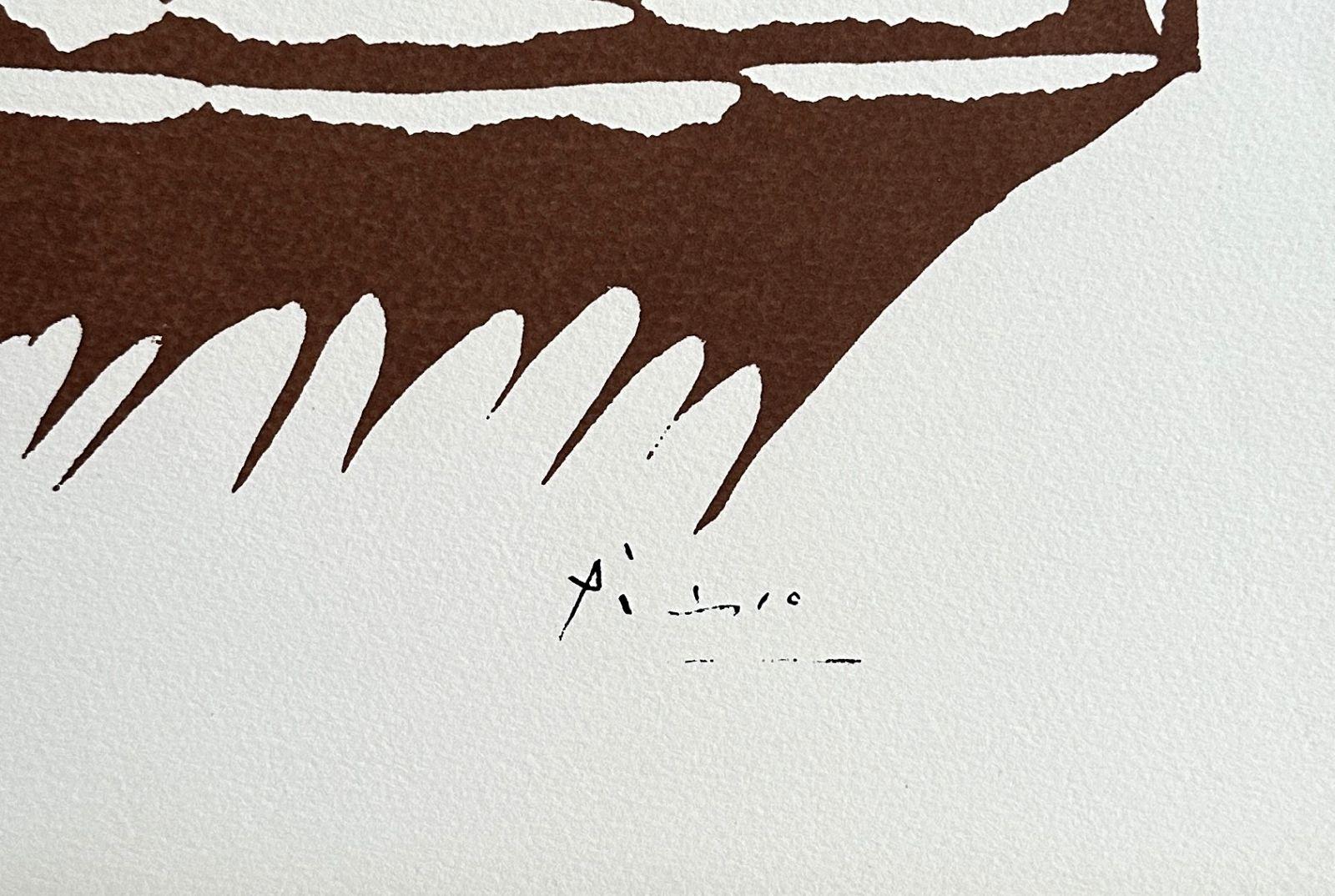 Pablo Picasso - Lady with the Collar - Lithograph Signed in the Plate ...