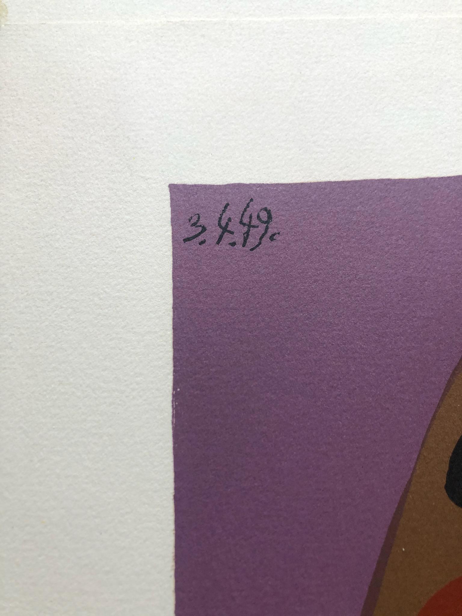 Le Corsage Raye, Limited Edition, Signed Lithograph For Sale at 1stDibs ...