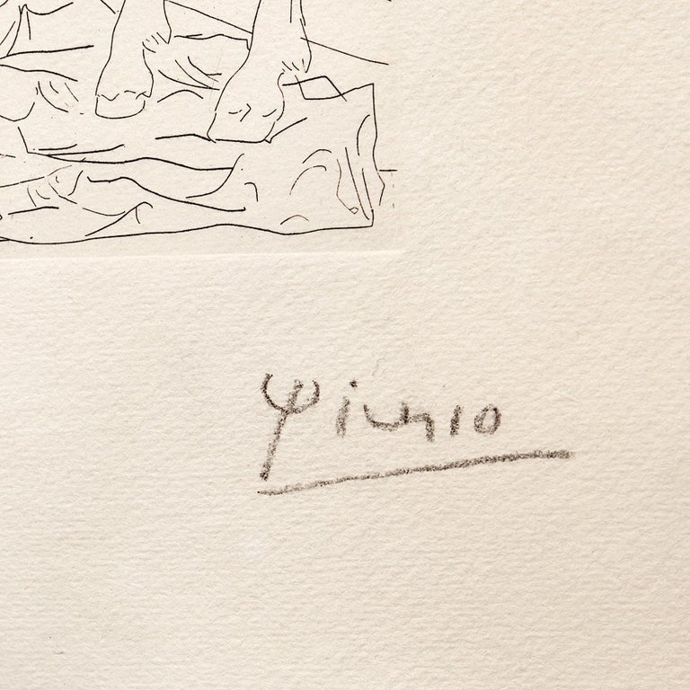 Pablo Picasso - Le repos du sculpteur III - Pablo Picasso, abstract ...