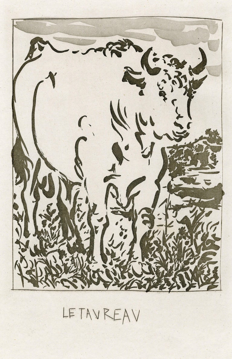 Pablo Picasso - Le Taureau (le boeuf)-The Bull at 1stDibs | le taureau ...