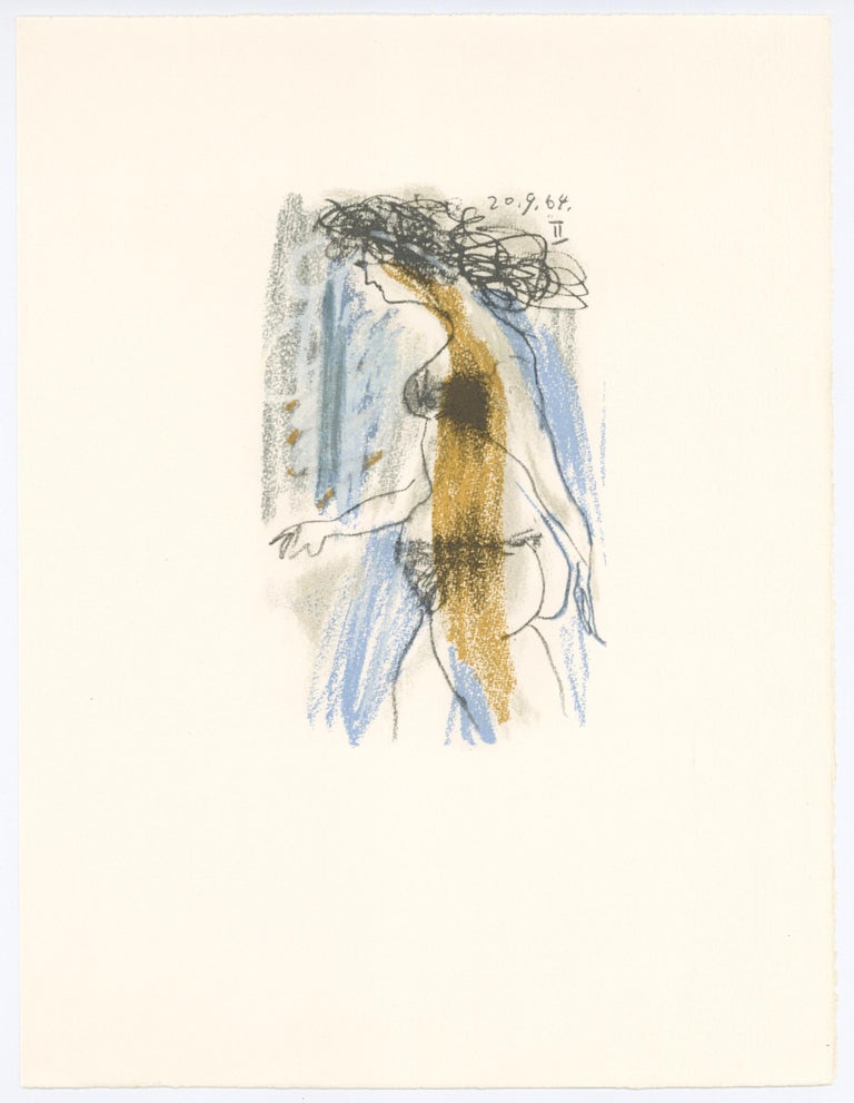 (after) Pablo Picasso - Lithographie pour « Le Gout du Bonheur » En ...