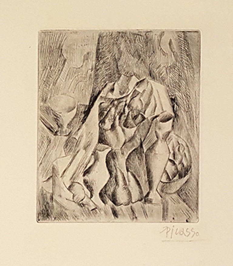 Pablo Picasso - Nature Morte, Compotier - Etching and Drypoint by Pablo ...