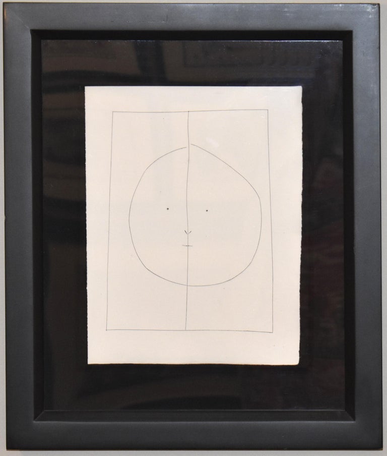 Pablo Picasso - Oval Head with Dividing Line (Plate XXIX) at 1stDibs
