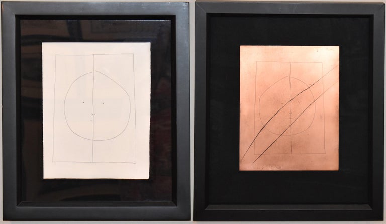 Pablo Picasso - Oval Head with Dividing Line (Plate XXIX) at 1stDibs