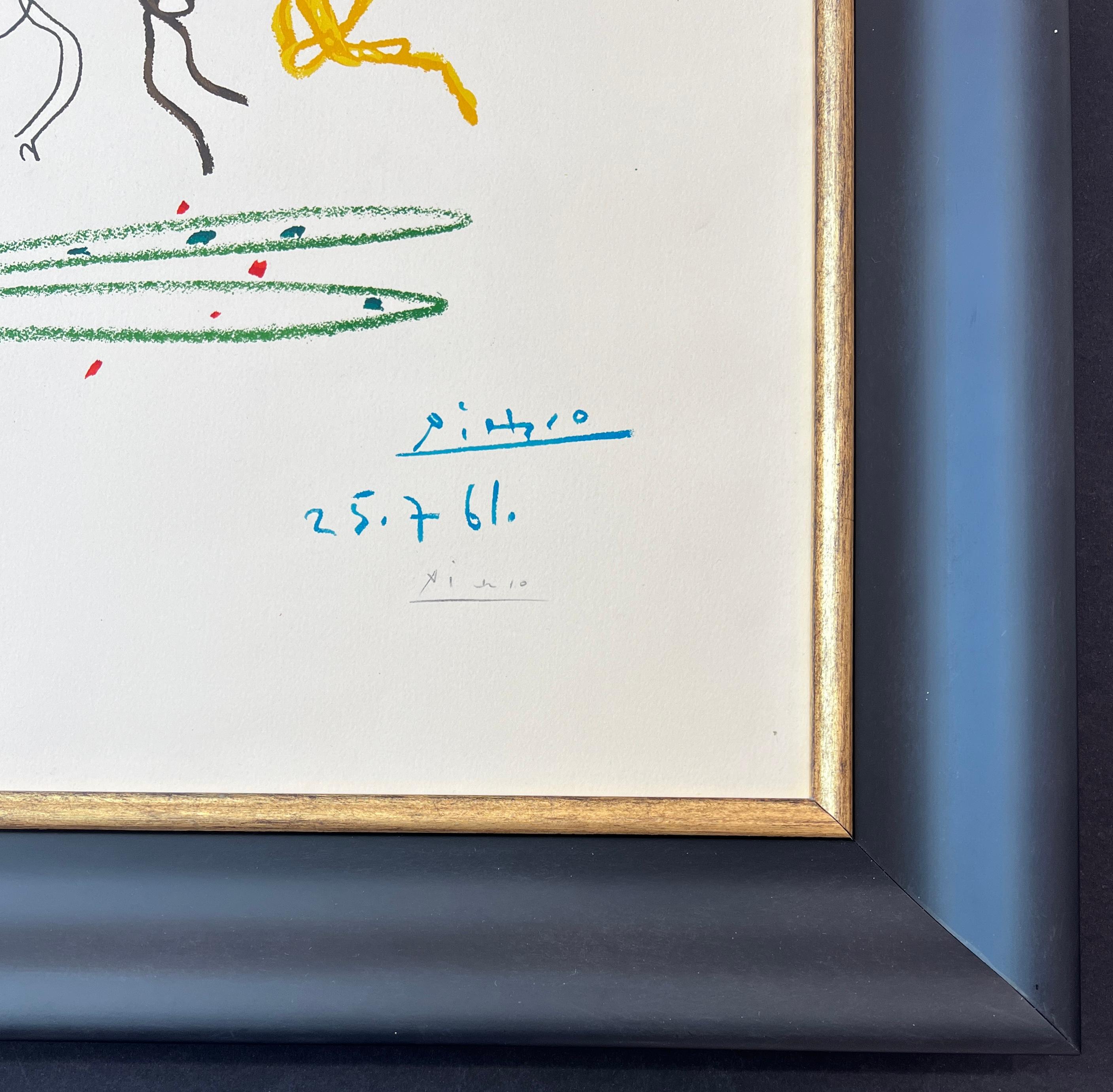 Pablo Picasso - Pablo Picasso ( 1881 – 1973 ) – hand-signed color ...