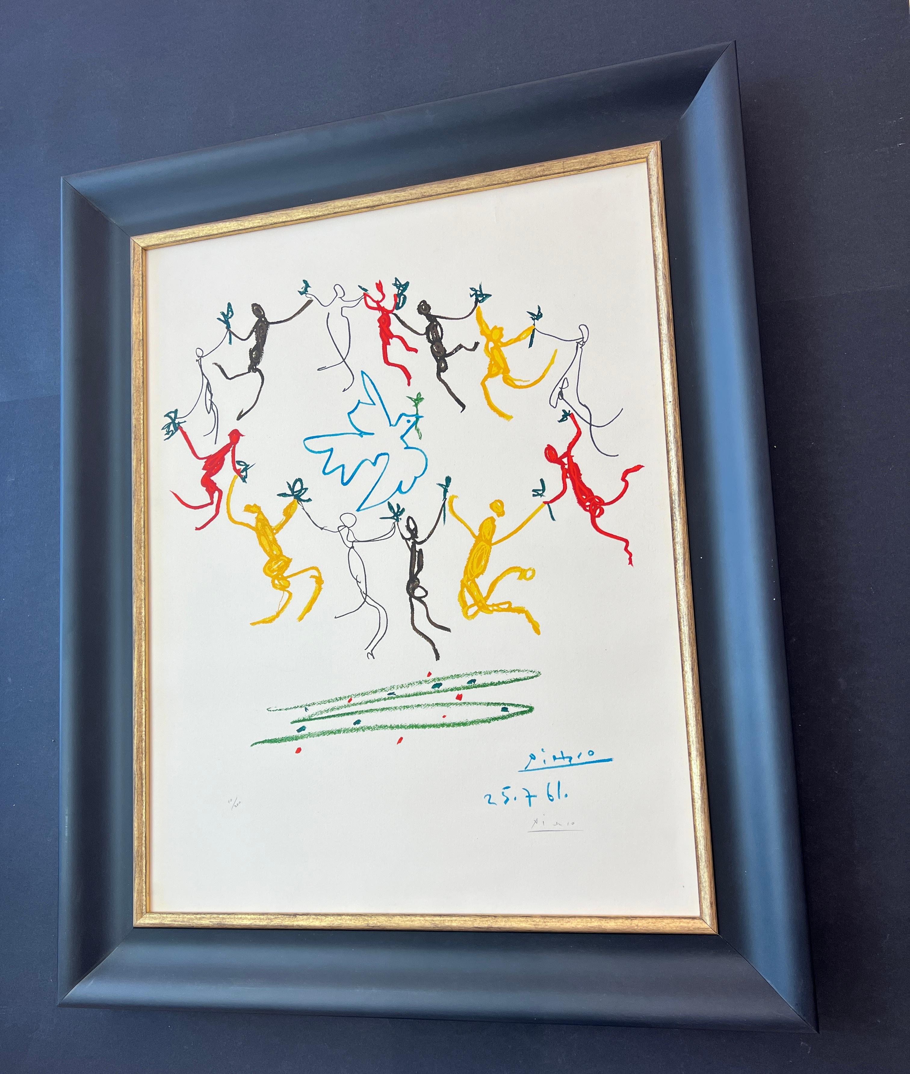 Pablo Picasso - Pablo Picasso ( 1881 – 1973 ) – hand-signed color ...