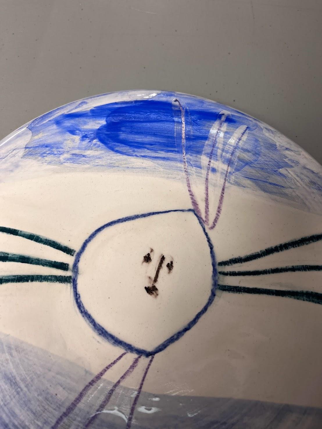 Pablo Picasso - Pablo Picasso Ceramic Plate 'Petite visage no. 13 ...