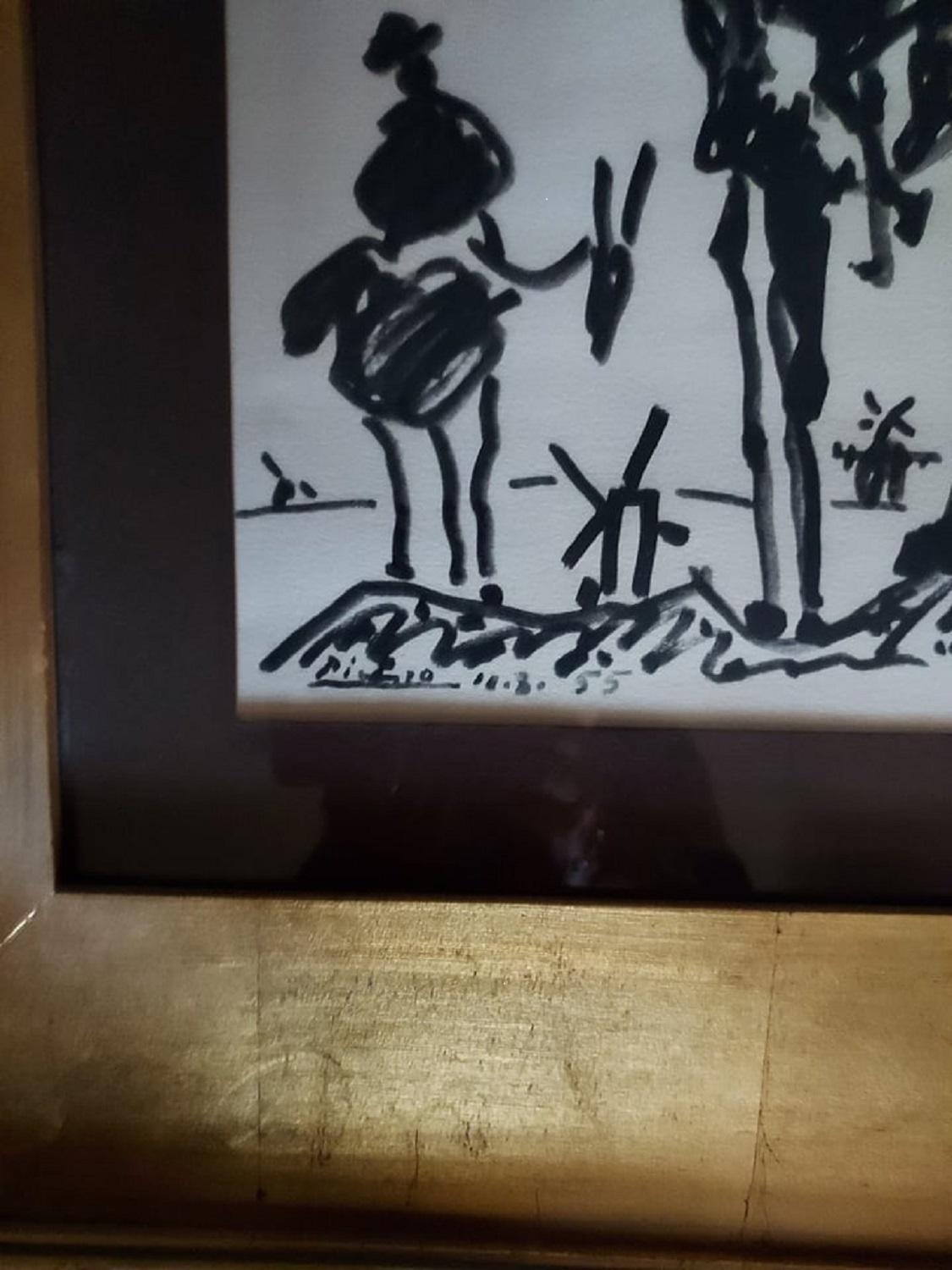 Pablo Picasso Pablo Picasso Don Quixote Litho At 1stdibs Picasso