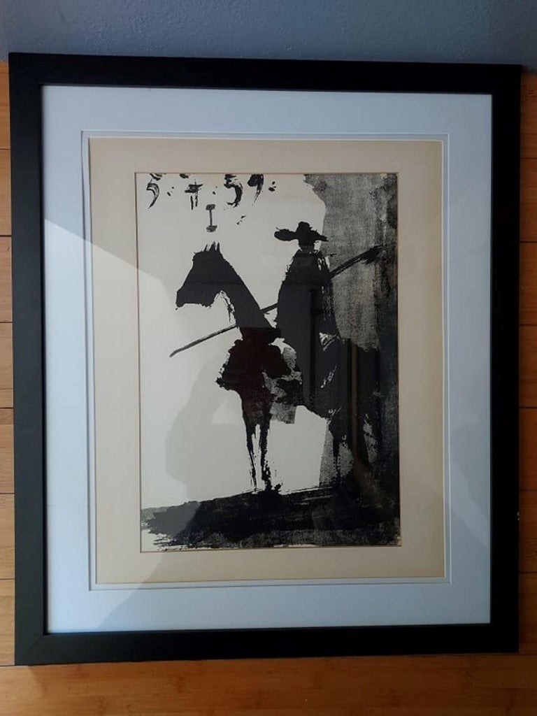 Pablo Picasso - PABLO PICASSO Don quixote Print For Sale at 1stDibs