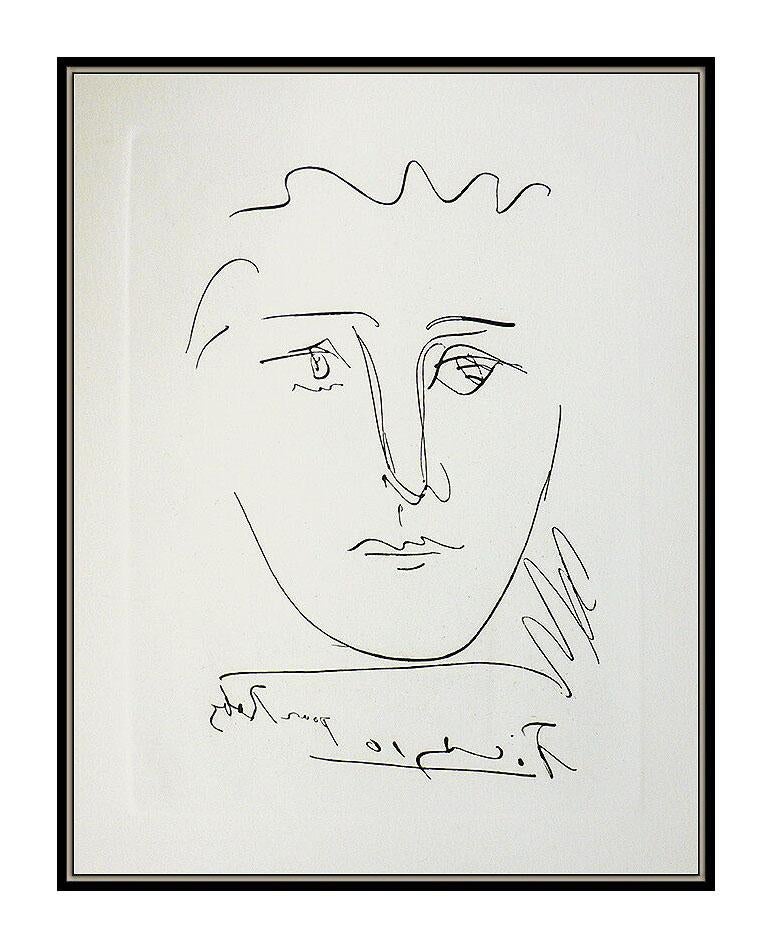 Pablo Picasso - Pablo Picasso Etching Pour Ruby Tete Portrait Signed ...