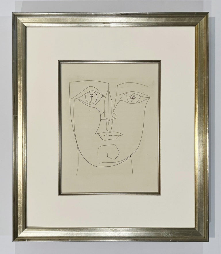 Pablo Picasso - Pablo Picasso Face with Two Images in the Eyes, Carmen ...