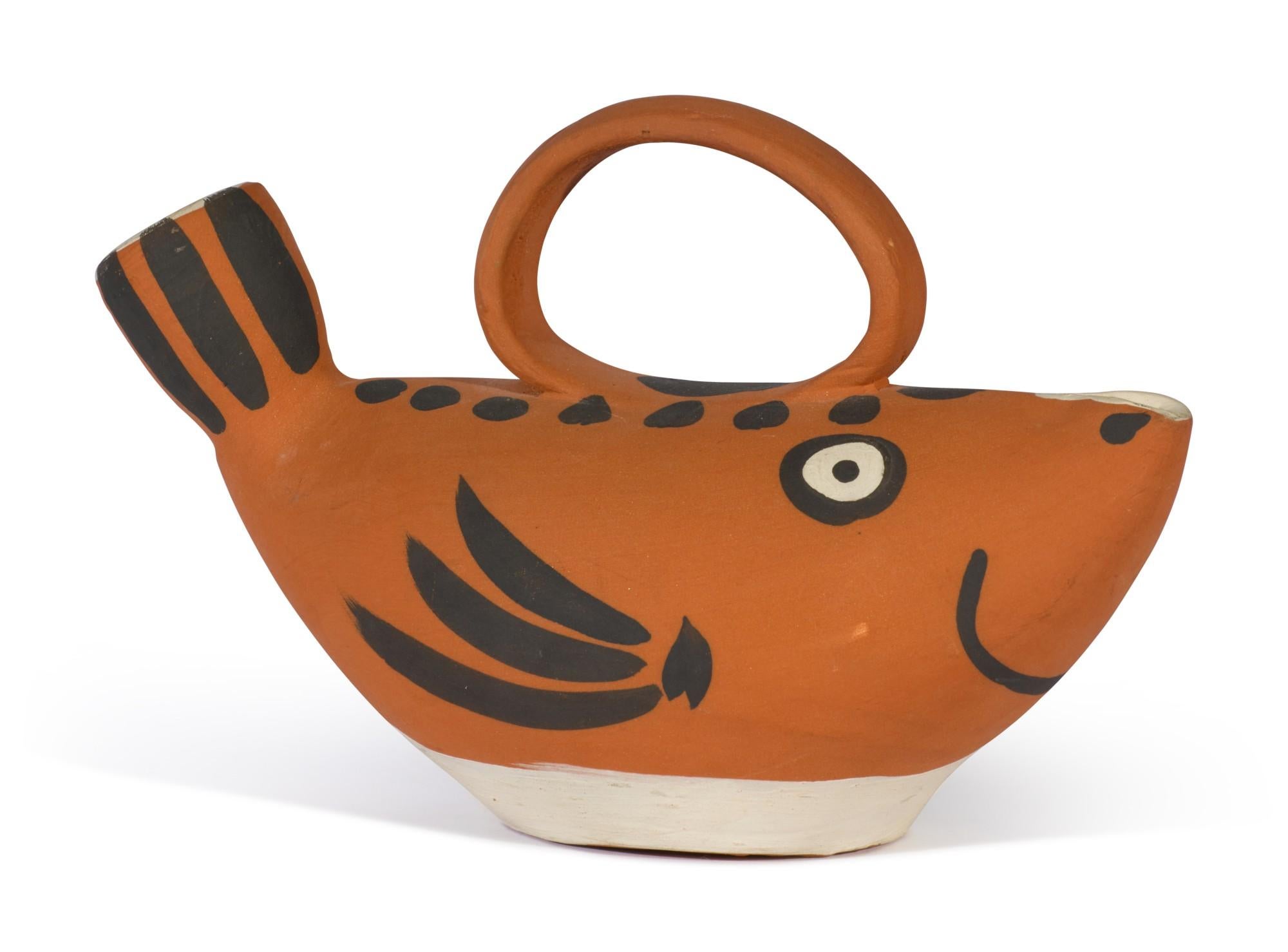 Pablo Picasso - Pablo Picasso Madoura Ceramic Pitcher 'Sujet poisson ...