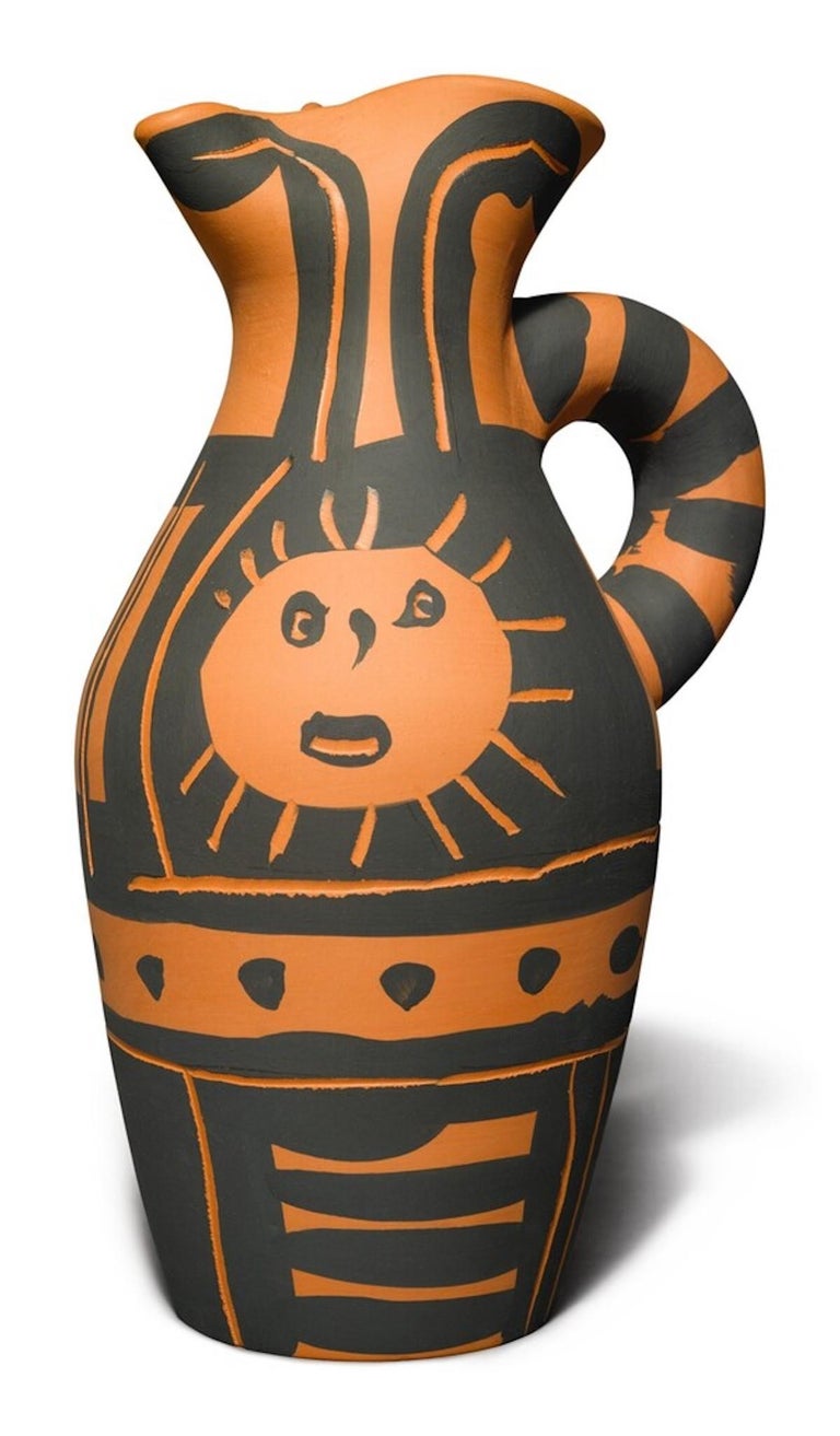 Pablo Picasso - Pablo Picasso Madoura Ceramic Pitcher 'Yan soleil ...