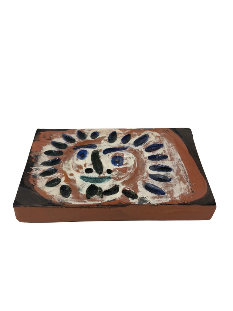 Pablo Picasso - Pablo Picasso Madoura Ceramic Tile - Petit soleil ...