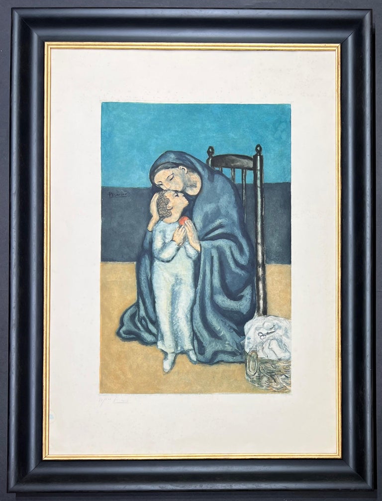 Pablo Picasso - Maternité - hand-signed etching and Aquatint on Arches ...