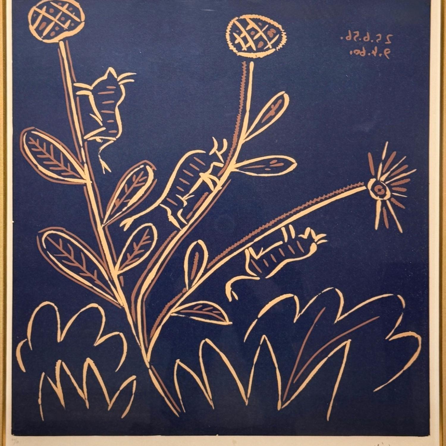 Pablo Picasso - Pablo Picasso " Plante Aux Toritos" For Sale at 1stDibs