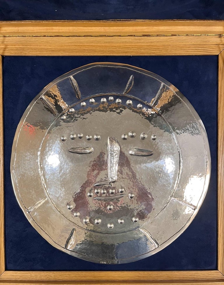 Pablo Picasso - Pablo Picasso Silver Plate 'Dormeur' 1956 For Sale at ...