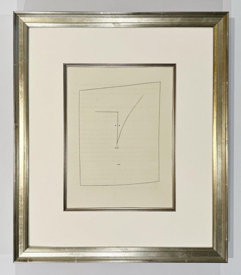 Pablo Picasso - Pablo Picasso Square Head of a Man, Carmen Plate XXXI ...