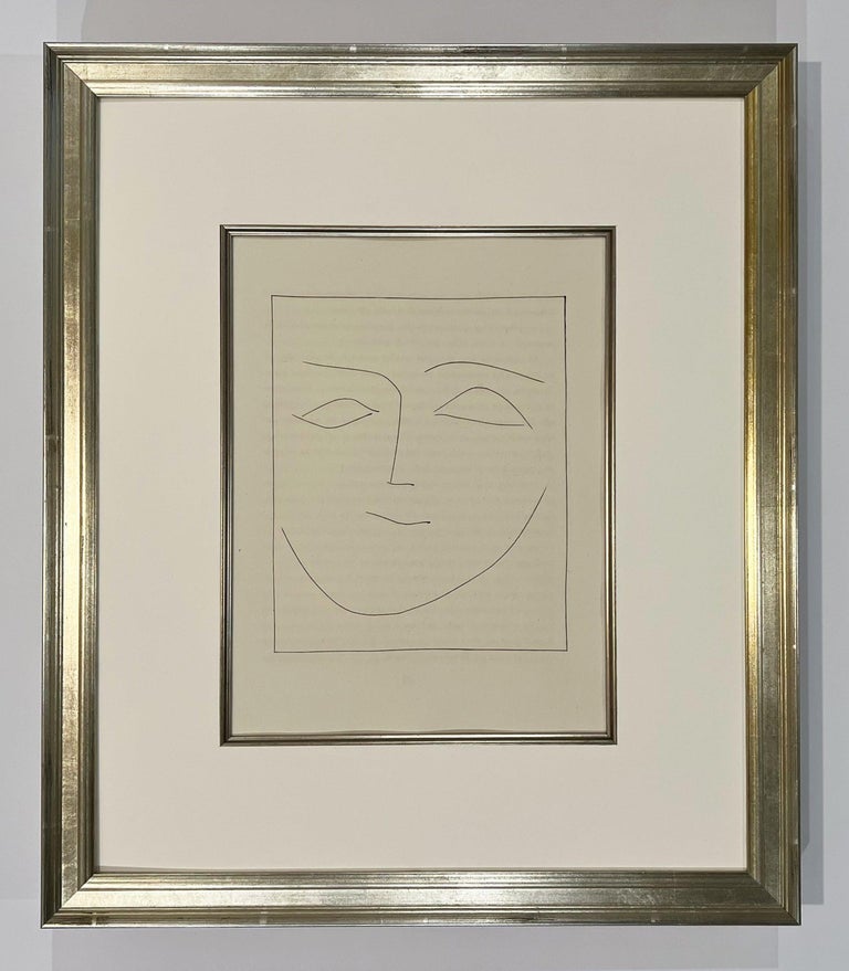 Pablo Picasso - Pablo Picasso Square Head of a Woman Half Smiling ...