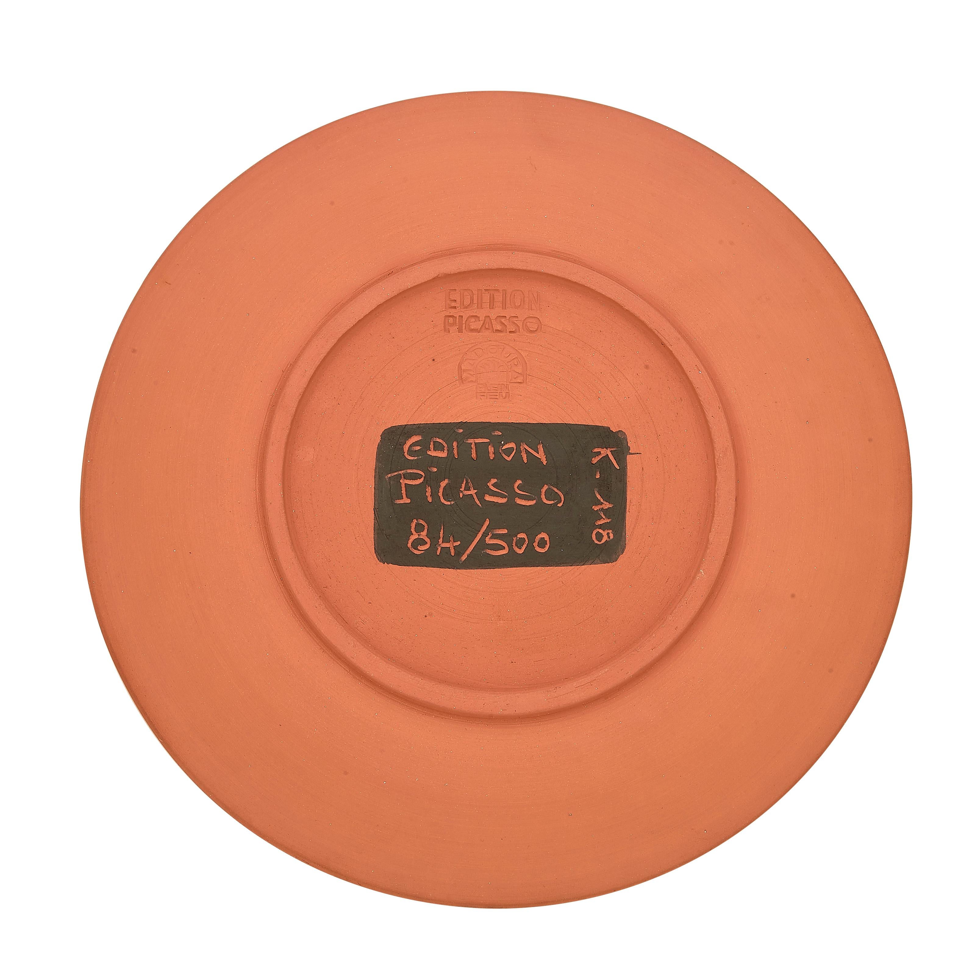 Pablo Picasso - Pablo Picasso 'Taureau, marli aux feuilles' (A. R. 394 ...